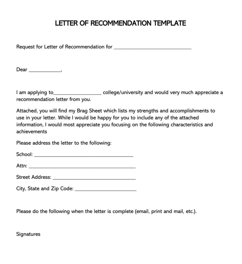 20 Best College Recommendation Letter Samples [Guide & Tips]