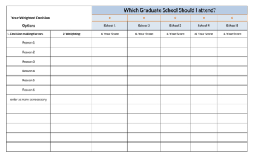 26 Professional Decision Matrix Templates (Word, Excel)