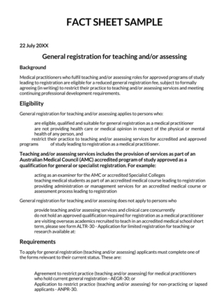 14 Free Fact Sheet Templates, Examples, and Designs