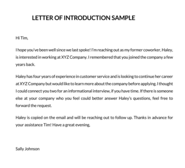 Writing a Letter of Introduction for Employment (Samples)