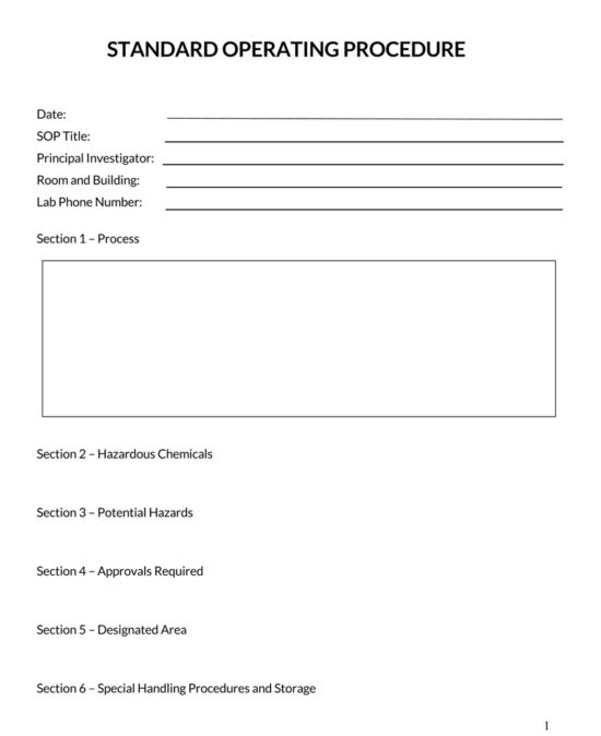 35+ Free SOP Templates | How to Write [Expert Guide]