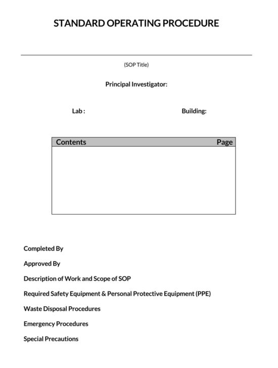 35+ Free SOP Templates | How to Write [Expert Guide]