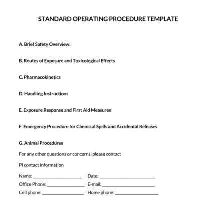 35+ Free SOP Templates | How to Write [Expert Guide]