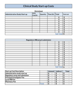 12+ Free Business Startup Costs Templates [Word | Excel]