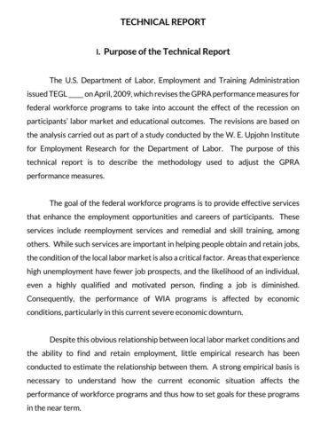 26 Best Technical Report Examples, Format, and Templates