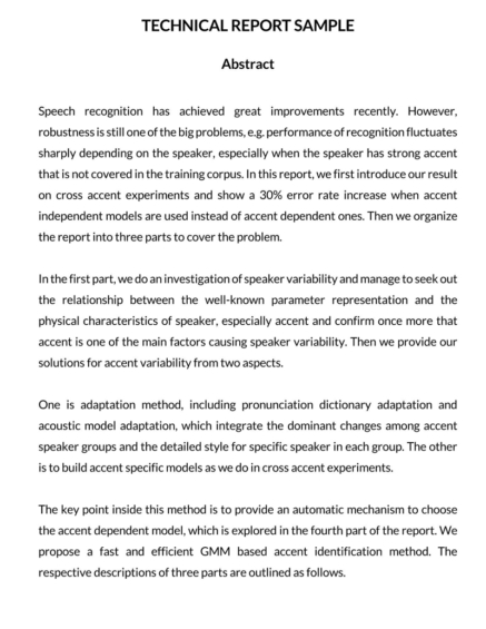 26 Best Technical Report Examples, Format, and Templates