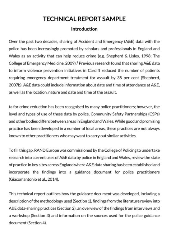 26 Best Technical Report Examples, Format, and Templates
