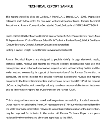 26 Best Technical Report Examples, Format, and Templates