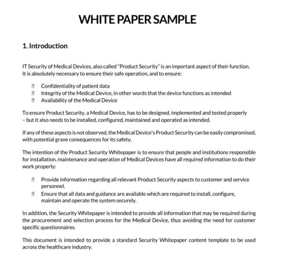 15 Best White Paper Templates (How to Format)