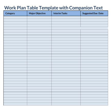 25 Effective Work Plan Templates | Excel - Word