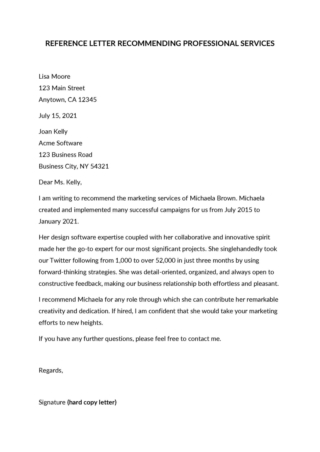 30 Best Reference Letter Examples [Writing Tips]