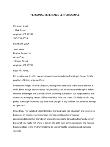 30 Best Reference Letter Examples [Writing Tips]