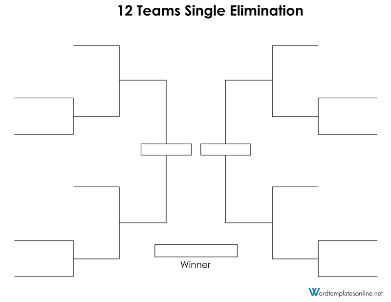 12 Teams - Templates for Microsoft® Word