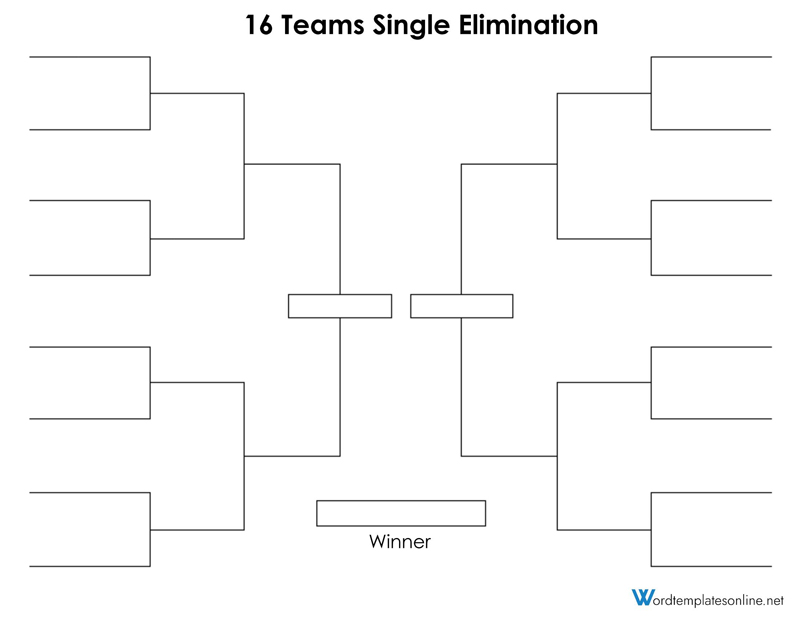 16 Teams - Templates for Microsoft® Word