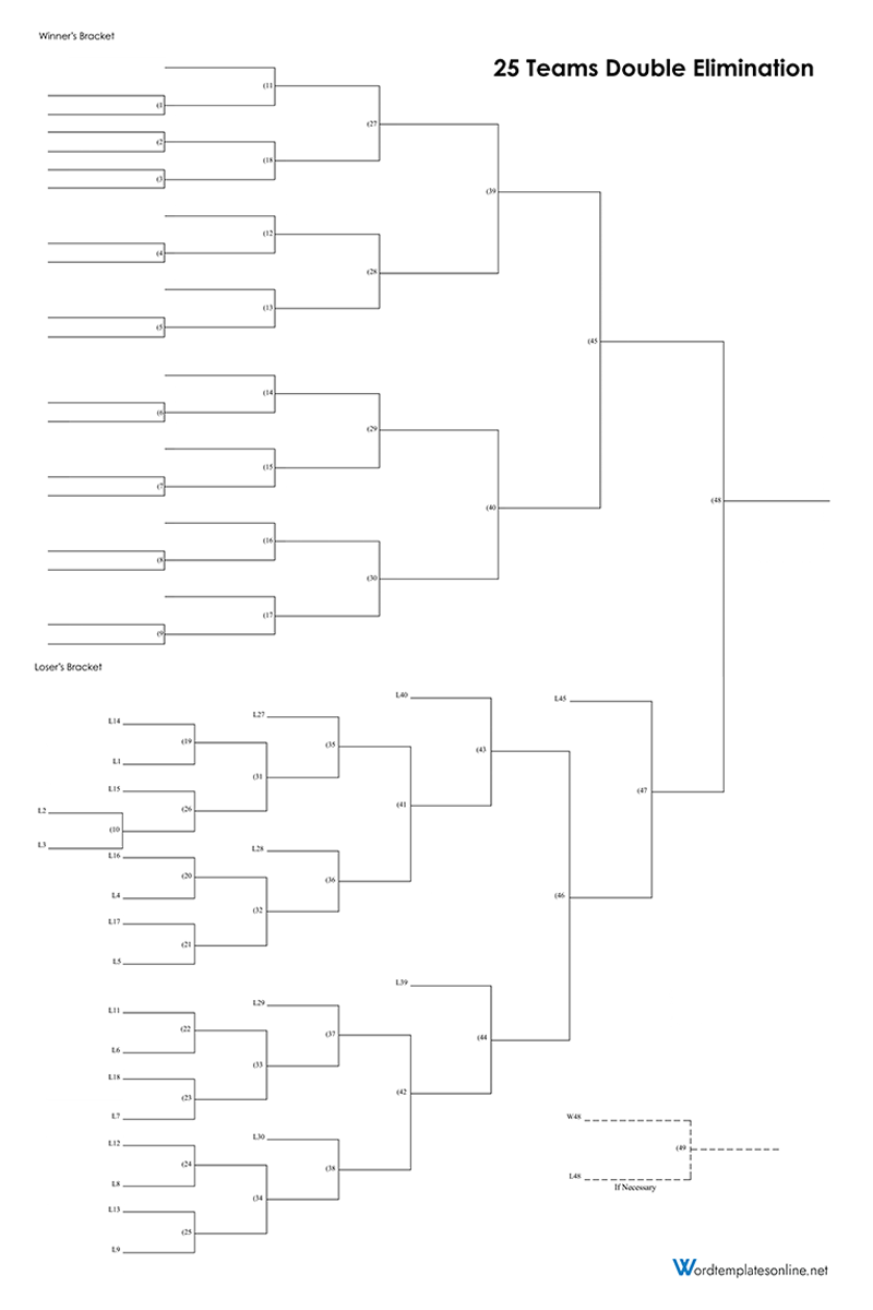 25 Teams - Templates for Microsoft® Word