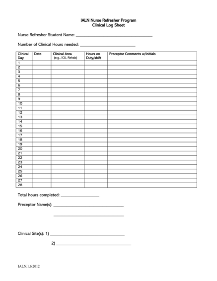 30 Free Daily Activity Log Templates (Excel, Word, PDF)