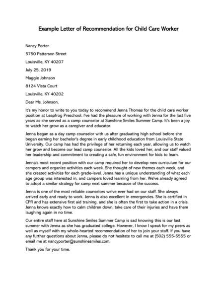 Writing a Babysitter Reference Letter (Templates)
