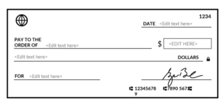 Free Fillable Blank Check Templates (How to Fill) - Word, PDF