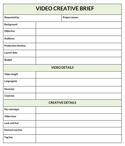 28 Free Creative Brief Templates - How to Write (Examples)