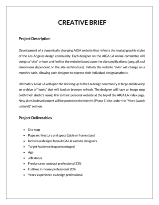 28 Free Creative Brief Templates - How to Write (Examples)