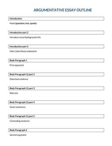35 Free Essay Outline Templates | How to Write (9 Types)