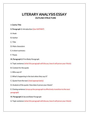 35 Free Essay Outline Templates | How to Write (9 Types)