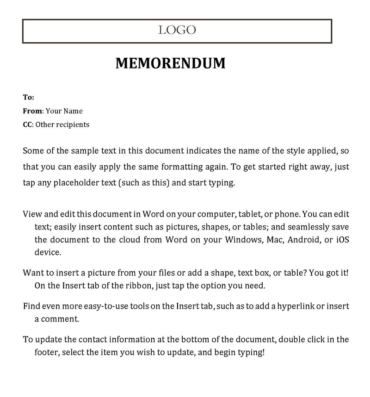15 Free Memo Templates (Word | PDF) - Edit & Print