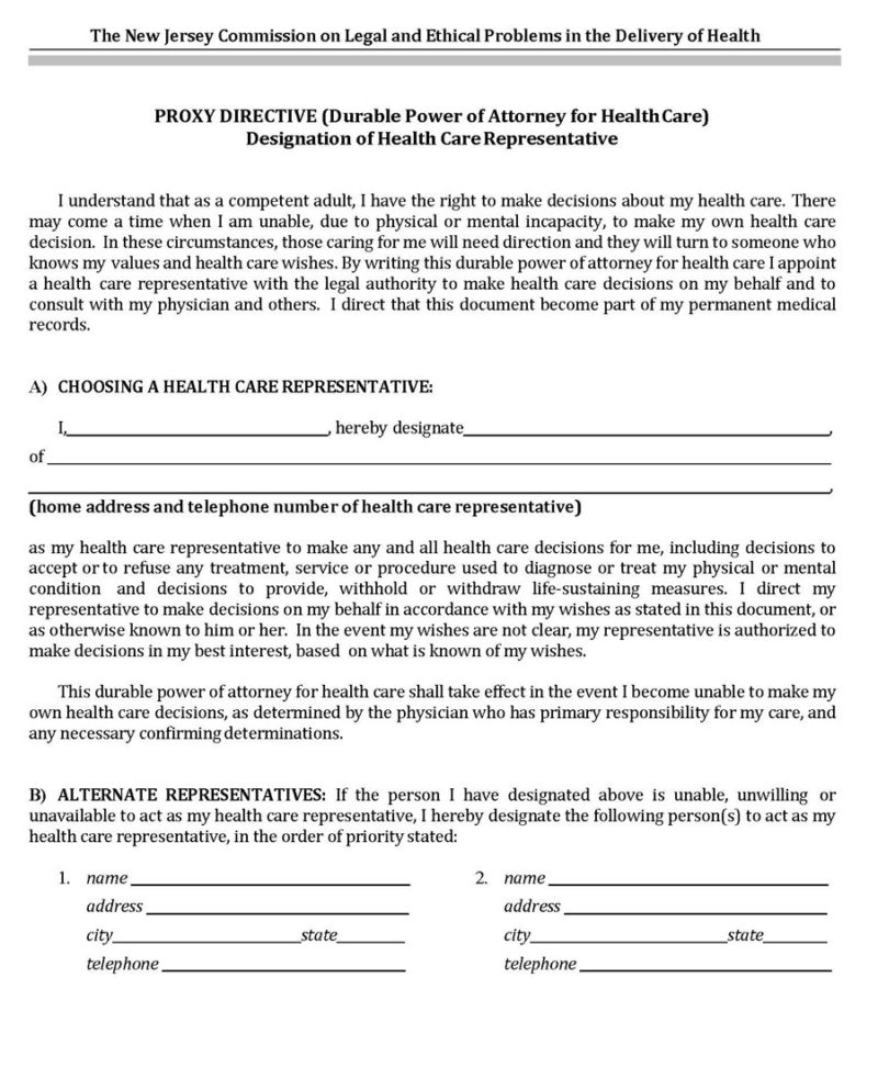 Power of Attorney Forms for NJ | 8 Types Used In New Jersey