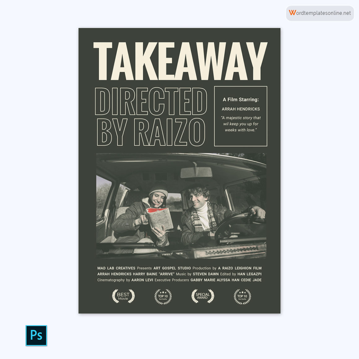 30 Amazing Movie Poster Templates & Size Guide (PDF, AI)