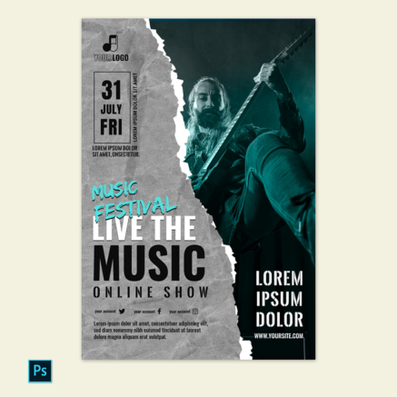 30 Amazing Movie Poster Templates (Editable)