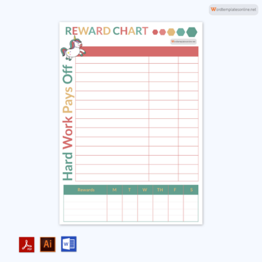 22 Free Reward Charts for Kids (Word, PDF, Illustrator)