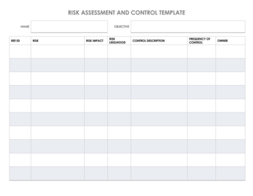 20 Free Risk Assessment Templates | Word - Excel