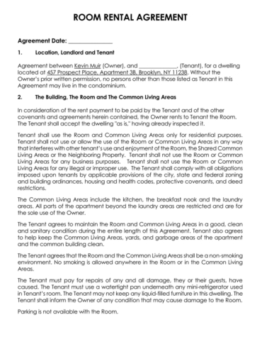 Free Room Rental Agreement Templates (with Guide & Tips)