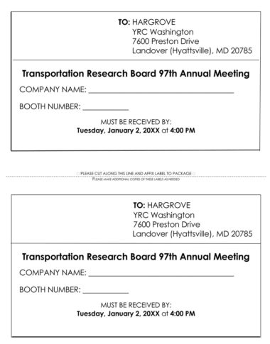 38 Free Shipping Label Templates - Easy to Edit & Print