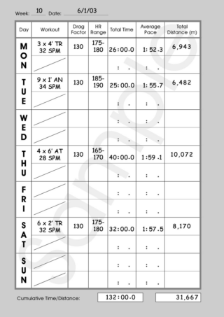 40 Blank Workout Log Sheets & Tracker Templates