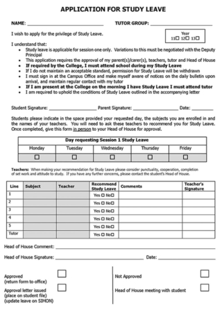 20+ Blank Leave Application Forms (Free Templates)