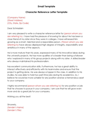 30 Samples of Character Reference Letters (Format & Guide)