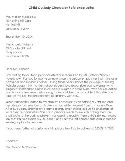 30 Samples of Character Reference Letters (Format & Guide)