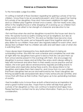 30 Samples of Character Reference Letters (Format & Guide)