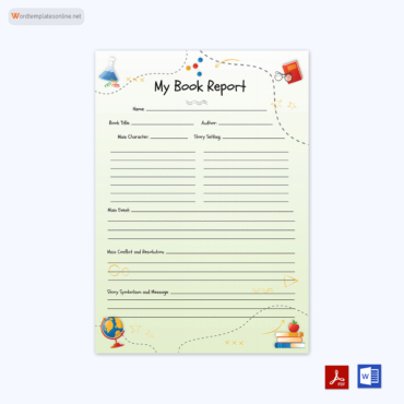30 Free Book Report Templates for Grade 1 to 6