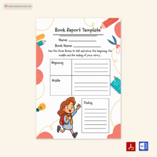 30 Free Book Report Templates for Grade 1 to 6