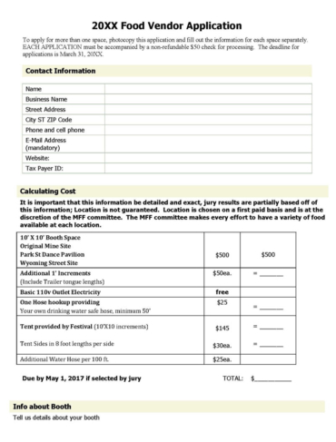 Free Vendor Registration Forms and Templates (Editable)