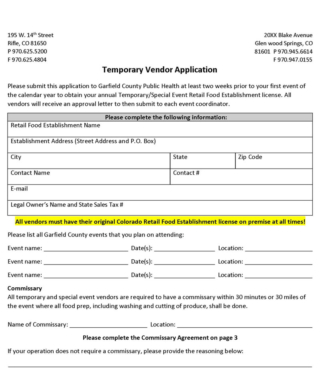 Free Vendor Registration Forms and Templates (Editable)
