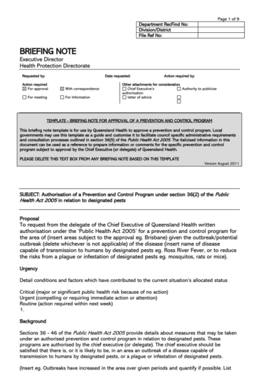 Free Briefing Note Templates and Examples (Guide + Tips)