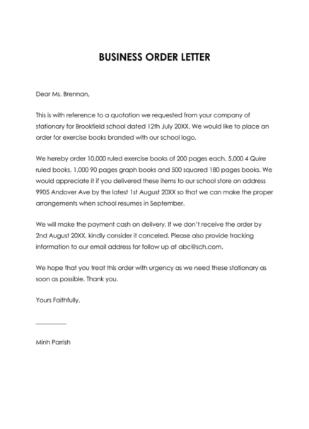 14 Examples of Formal Business Letter Format