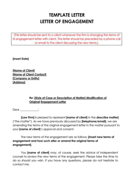 Engagement Letter - Uses, Format, Free Templates