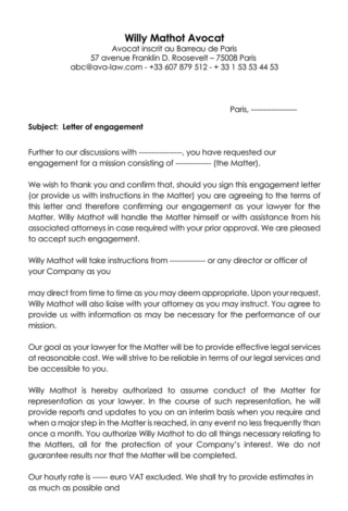 Engagement Letter - Uses, Format, Free Templates