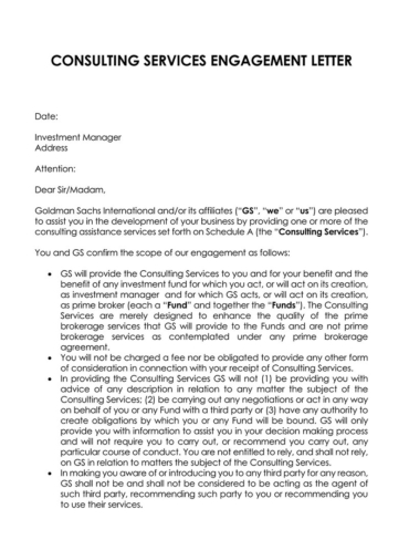 Engagement Letter - Uses, Format, Free Templates