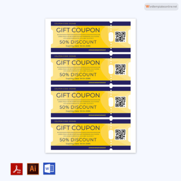 Free Gift Coupon Templates for Anything (Word | PSD | AI)