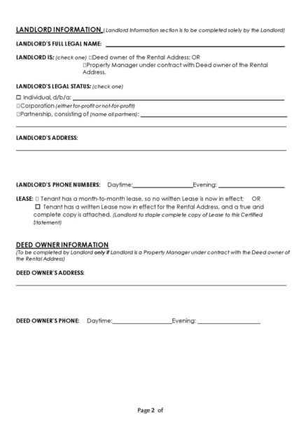 28 Free Landlord Statement Forms | Word - PDF